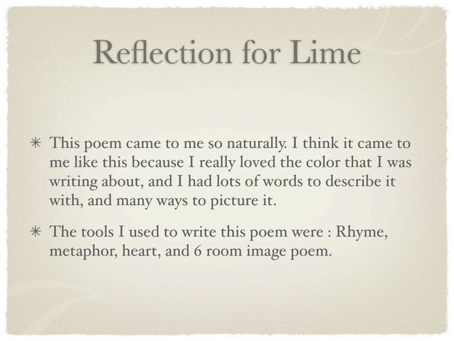 Green Poem Anthology | KEY | Poetry | Books and Literature