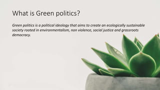 Green politics | PPTX