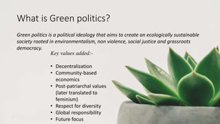 Green politics | PPTX