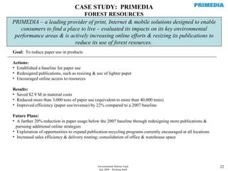 Green Portfolio Framework 7 09 | PPT