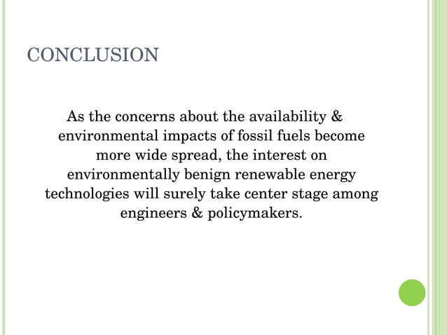 Green Power Presentation | PPT | Power and Energy Industry | Industries