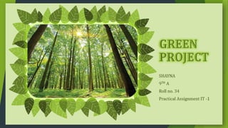 GREEN PROJECT MANAGEMENT GPM- PRESENTATION | PPTX