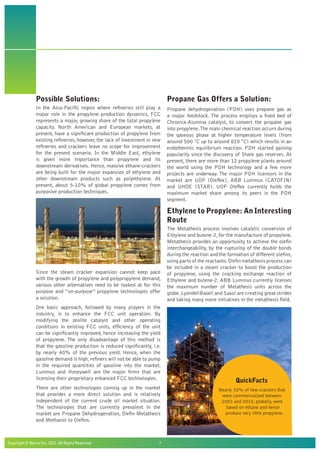 Propy-LENE Supply! Go Green! On-Purpose Technologies for the Future | PDF