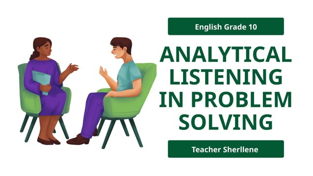 Quarter 1- Module 6: Analytical listening ppt | PPTX