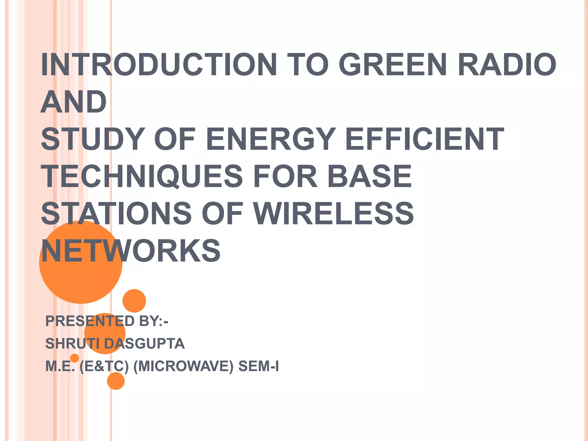 Green radio (final) | PPTX