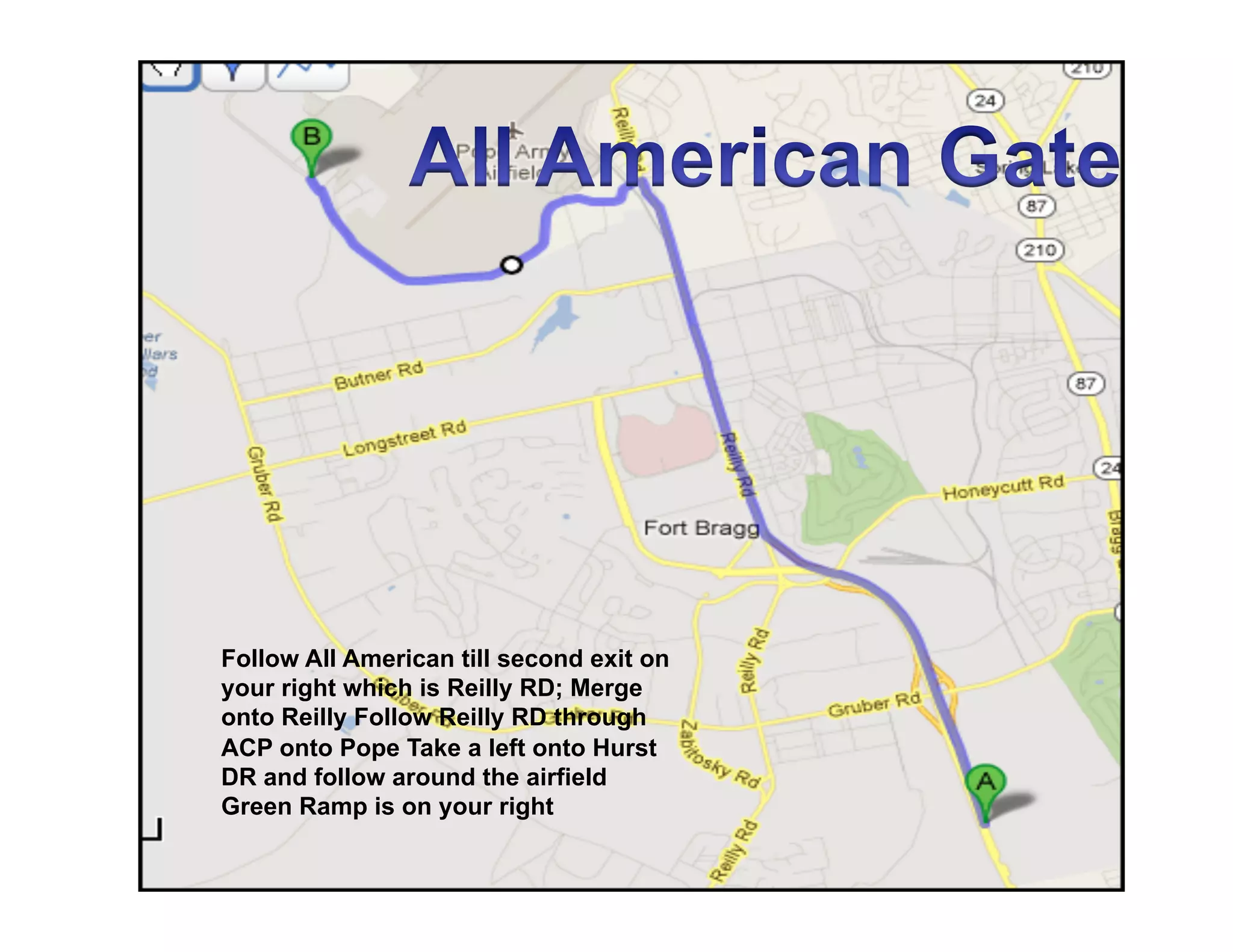 Green Ramp Directions & Maps v3 | PDF