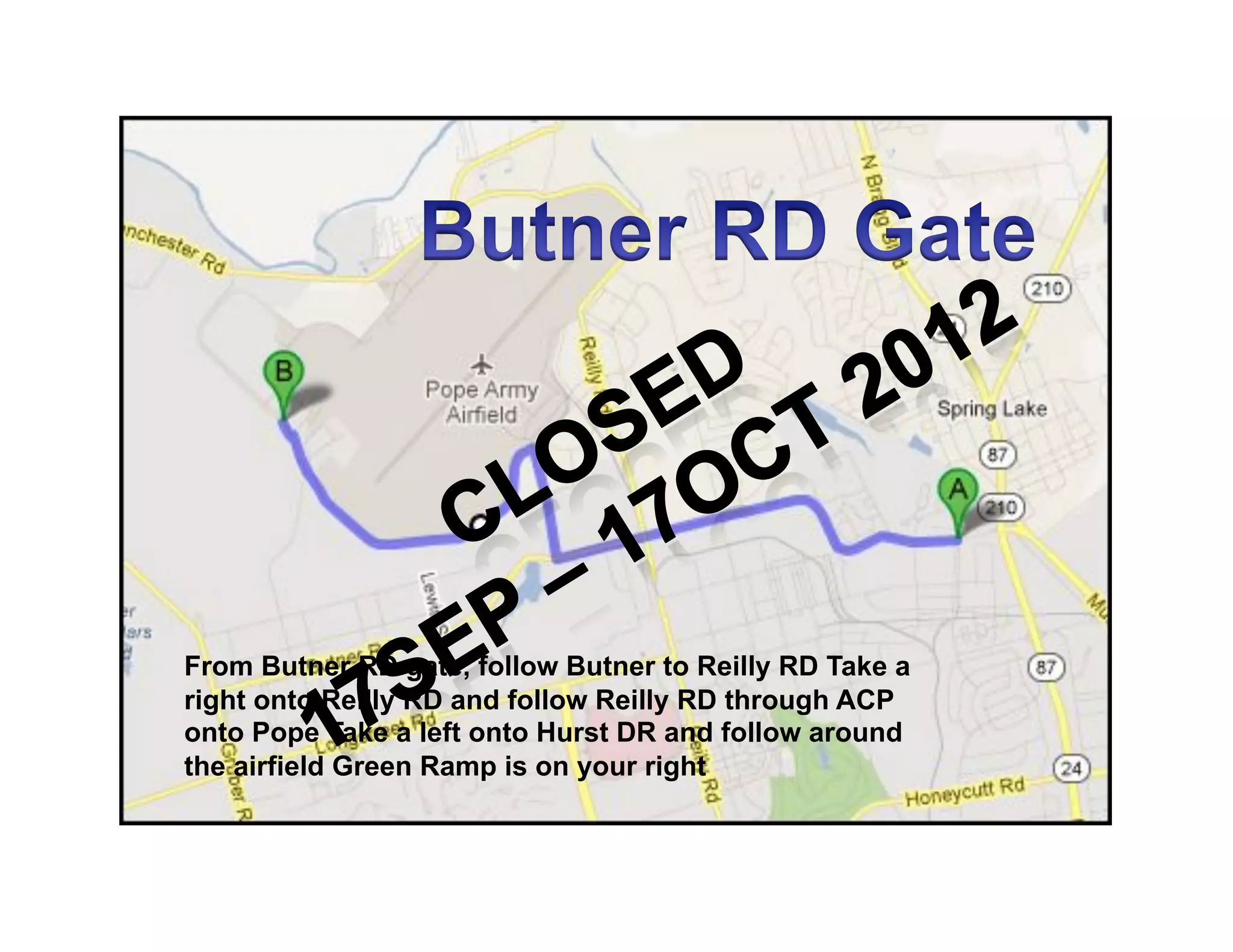 Green Ramp Directions & Maps v3 | PDF