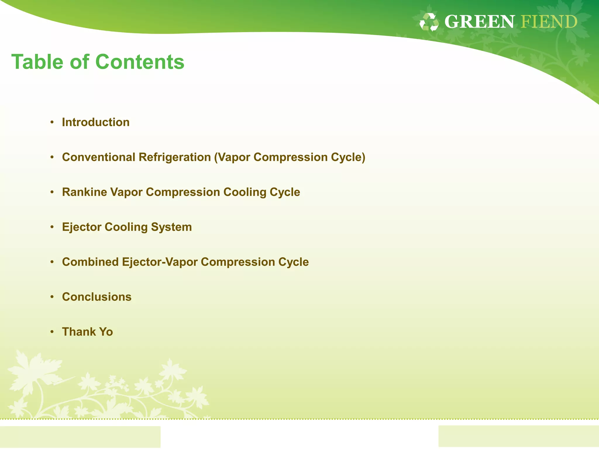 Green refrigeration & air conditioning | PDF