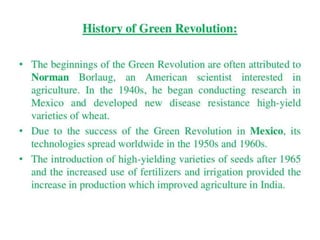 Green revolution | PPT