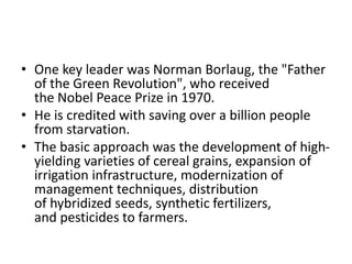 Green revolution | PPTX