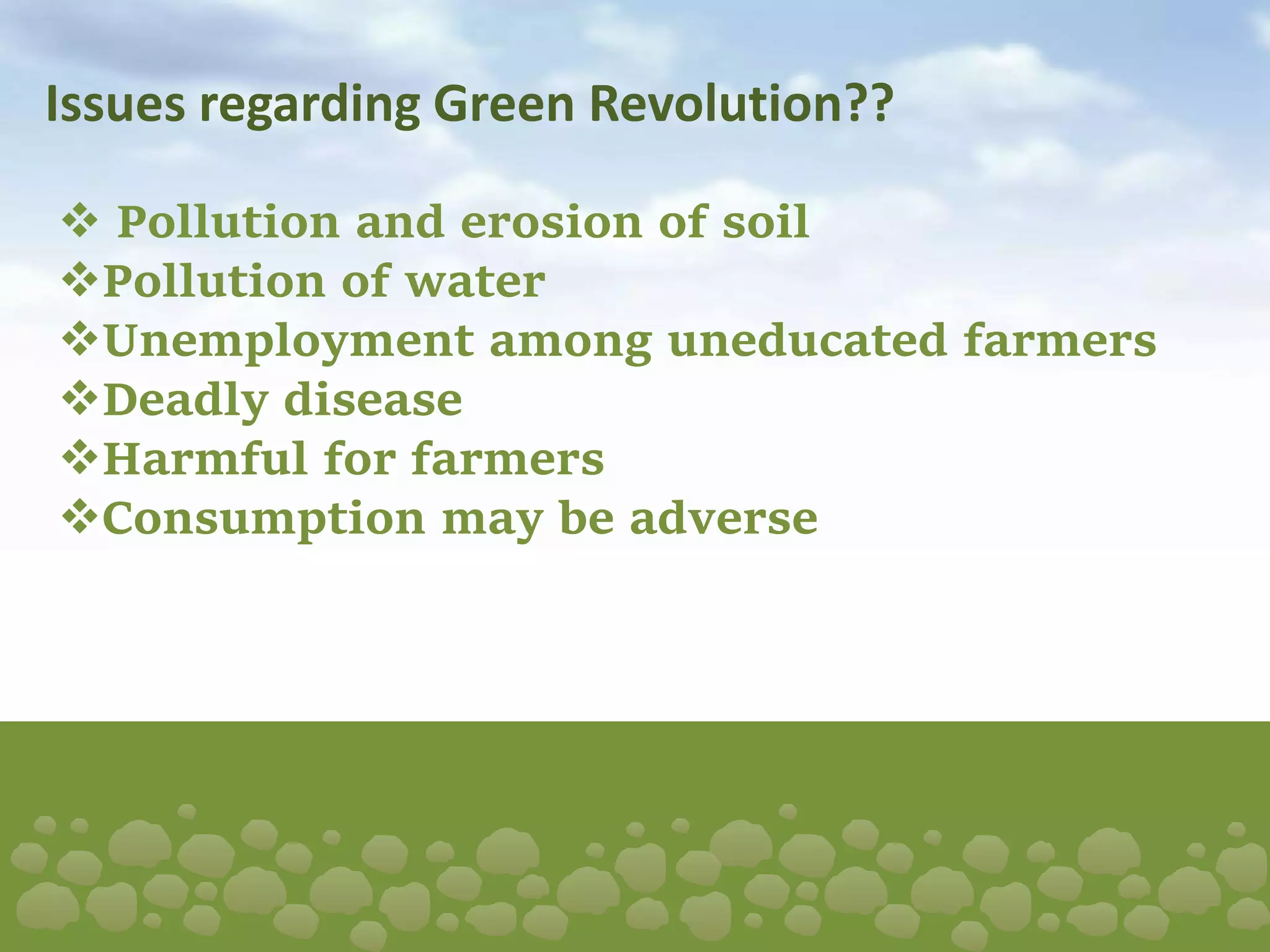 Green revolution | PPTX