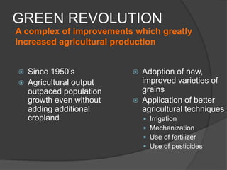green revolution powerpoint presentation | PPT