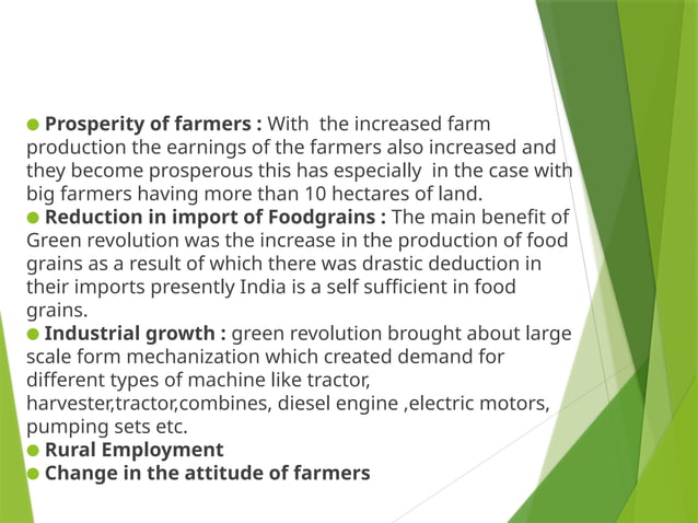 Green revolution classification and characteristics | PPTX ...
