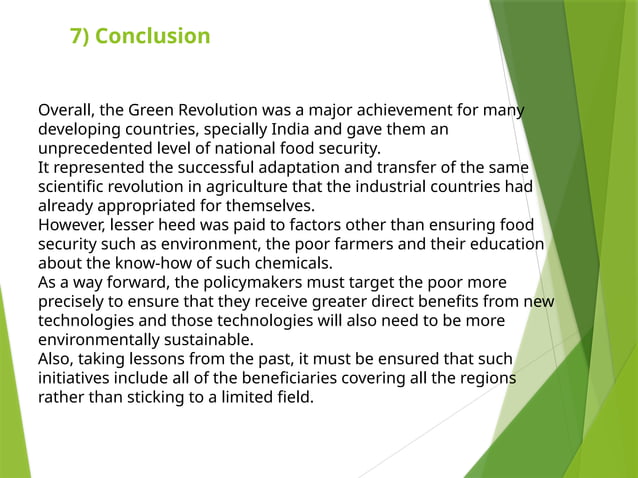 Green revolution classification and characteristics | PPTX ...