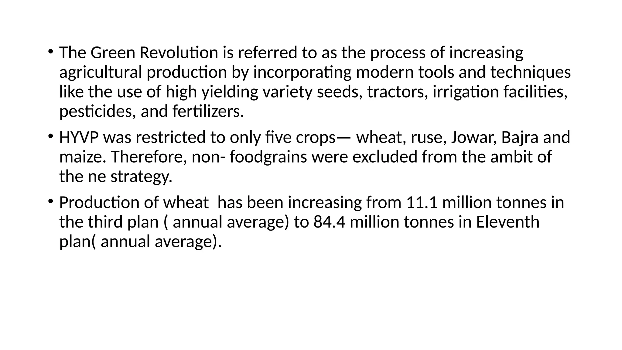 Green Revolution in india white revolution | PPTX
