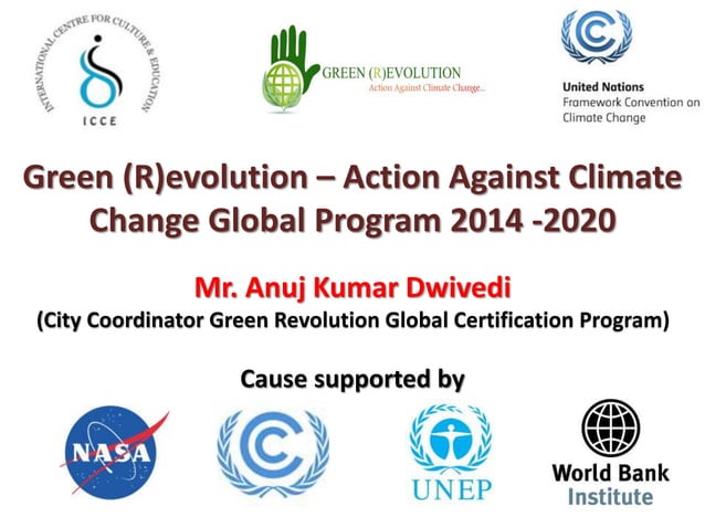 Green (r)evolution – action against climate change | PPTX