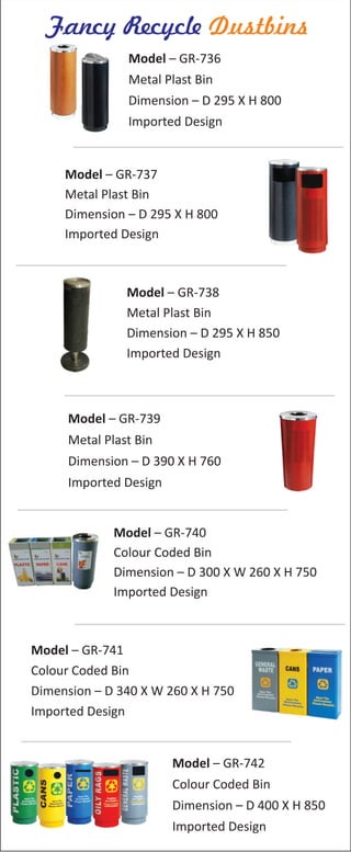 Kc Green Revolution Dustbins | PDF