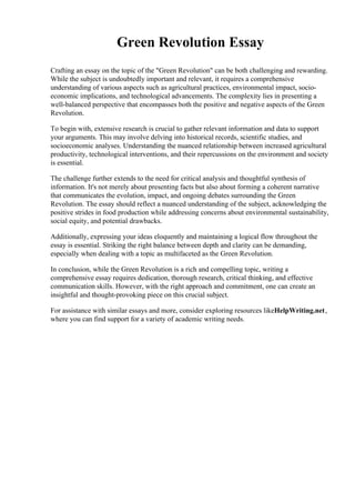 Green Revolution Essay.pdf