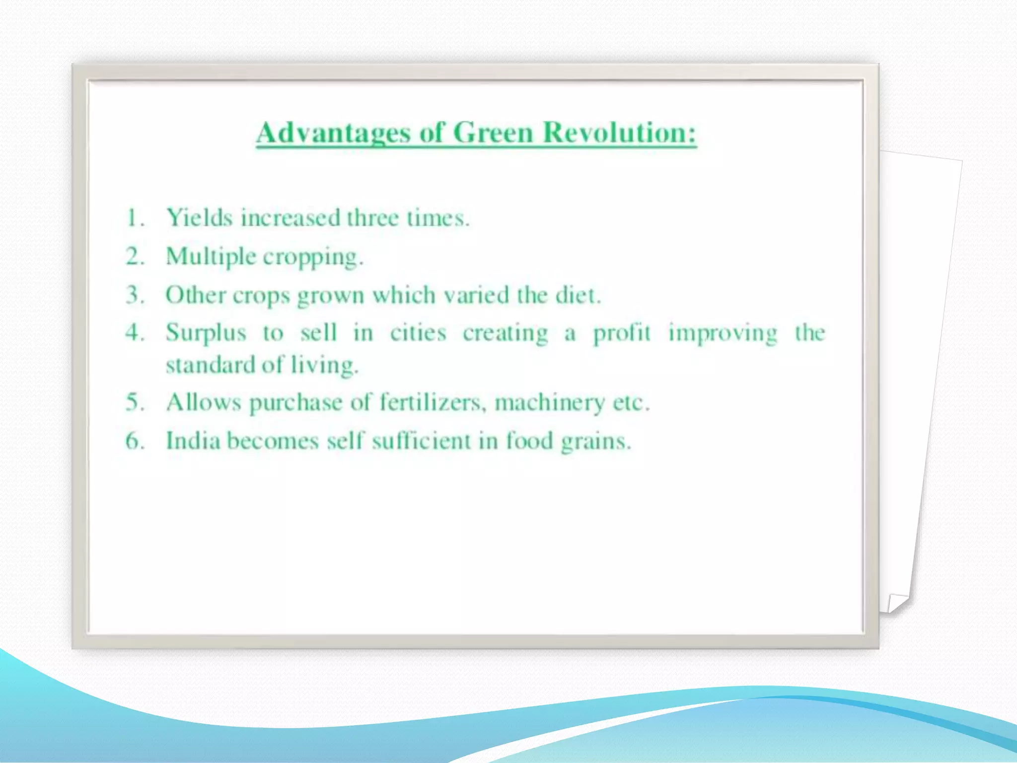 Green revolution (for kids) | PPT