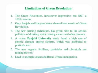 Green revolution (for kids) | PPT