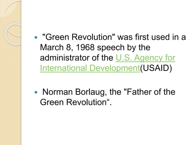 Green revolution, genetic erosion | PPTX