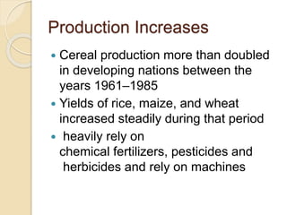 Green revolution, genetic erosion | PPTX