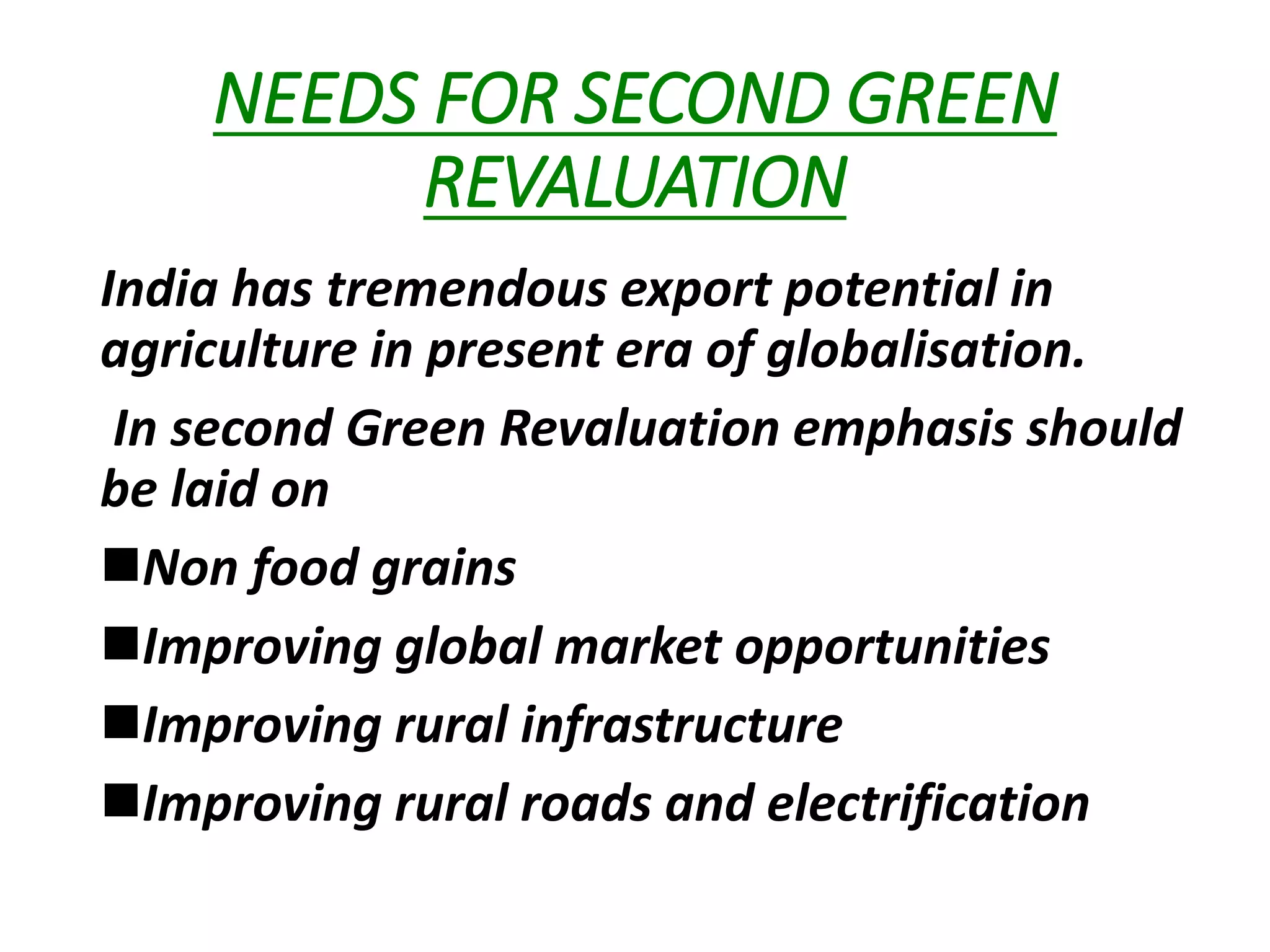 Green revolution ppt | PPTX