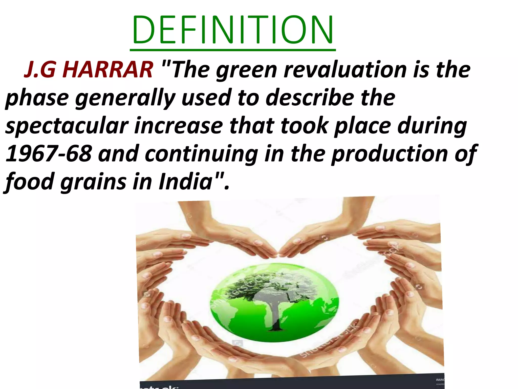 Green revolution ppt | PPTX