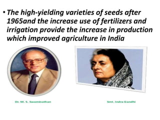 Green revolution ppt | PPTX