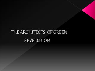 Green revolution | PPTX