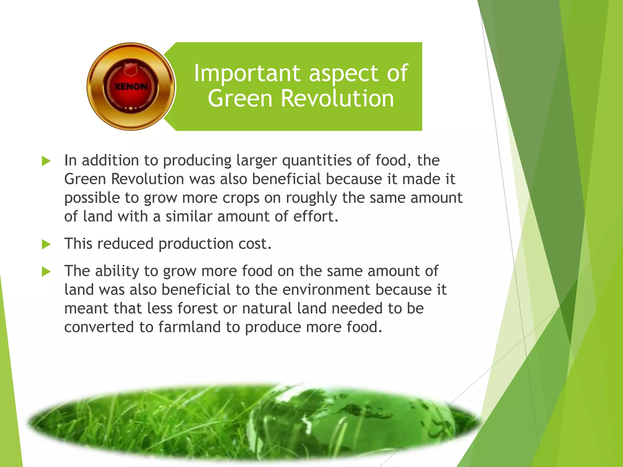 Green revoulation in agriculture | PPTX