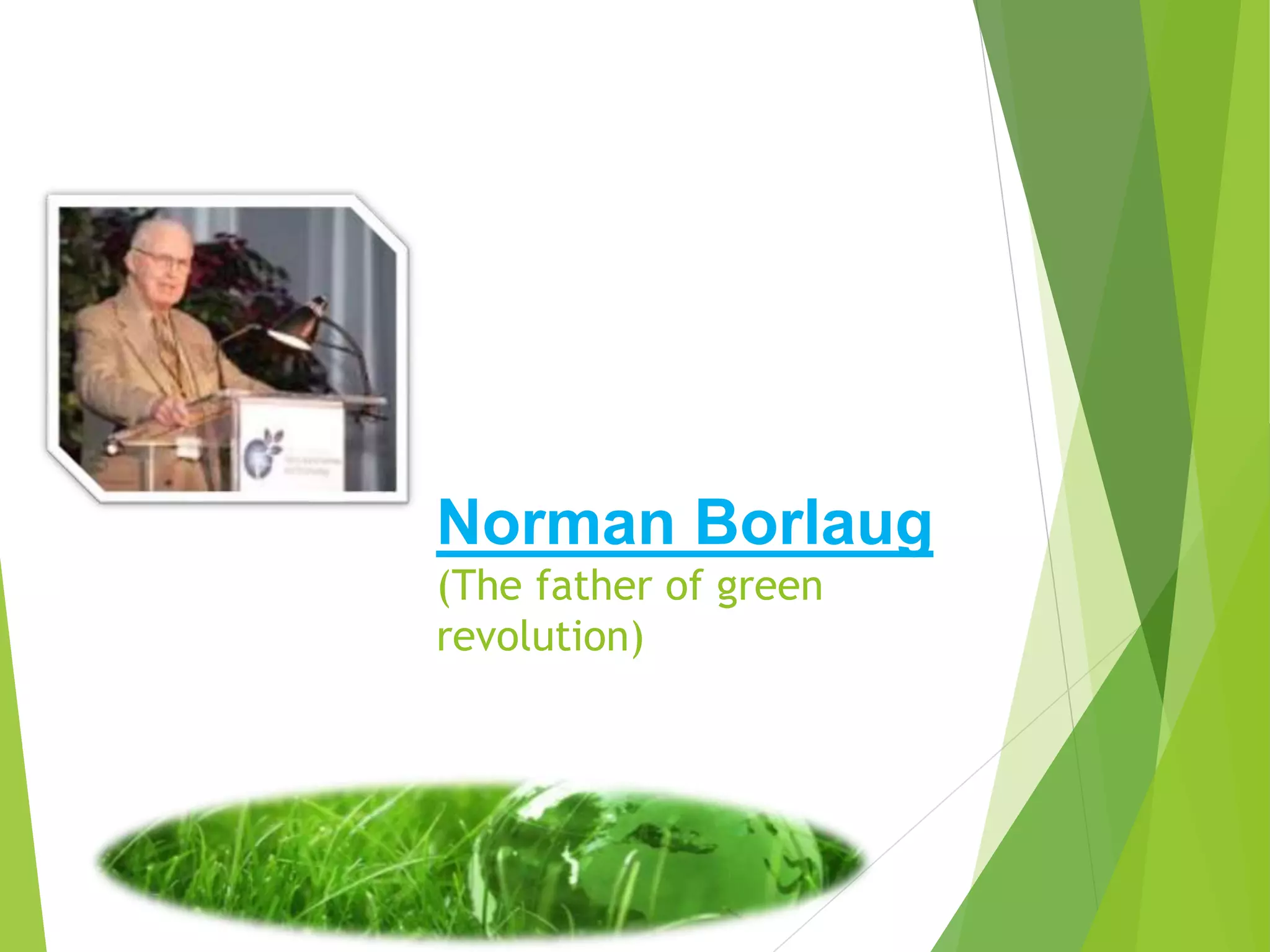 Green revoulation in agriculture | PPTX