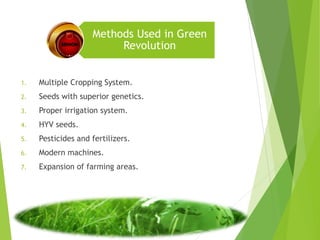 Green revoulation in agriculture | PPTX