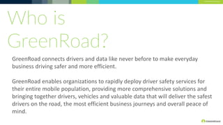 GreenRoad Fleet Driver Safety Gamification | PPT