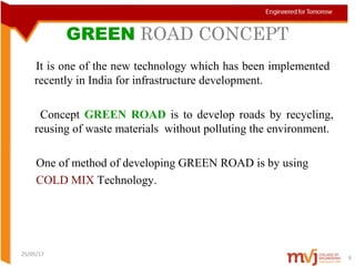 Green roads for healthy environment | PPT
