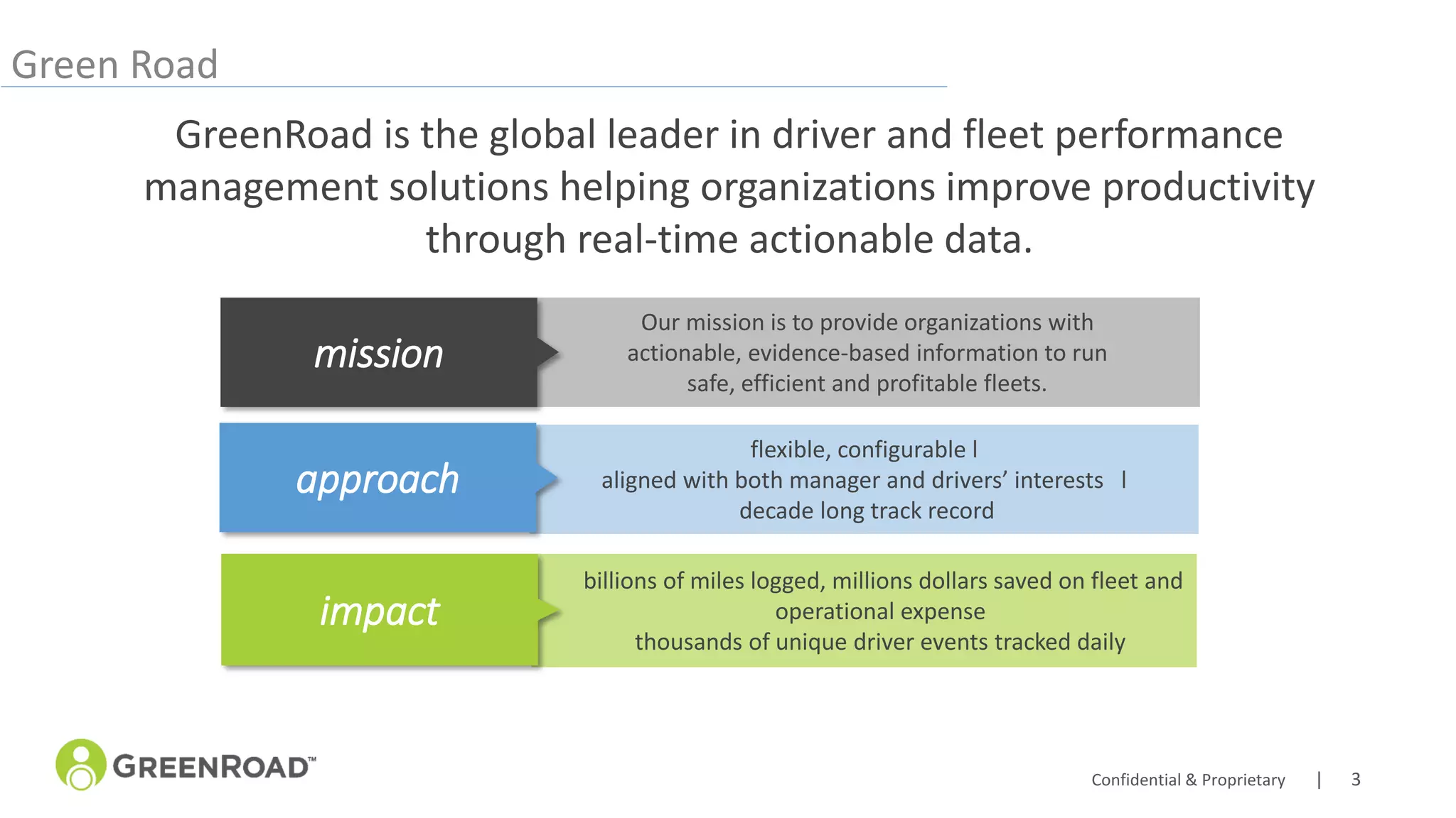 GreenRoad Solution Hours of Service, ELD and Driver Behavior | PDF