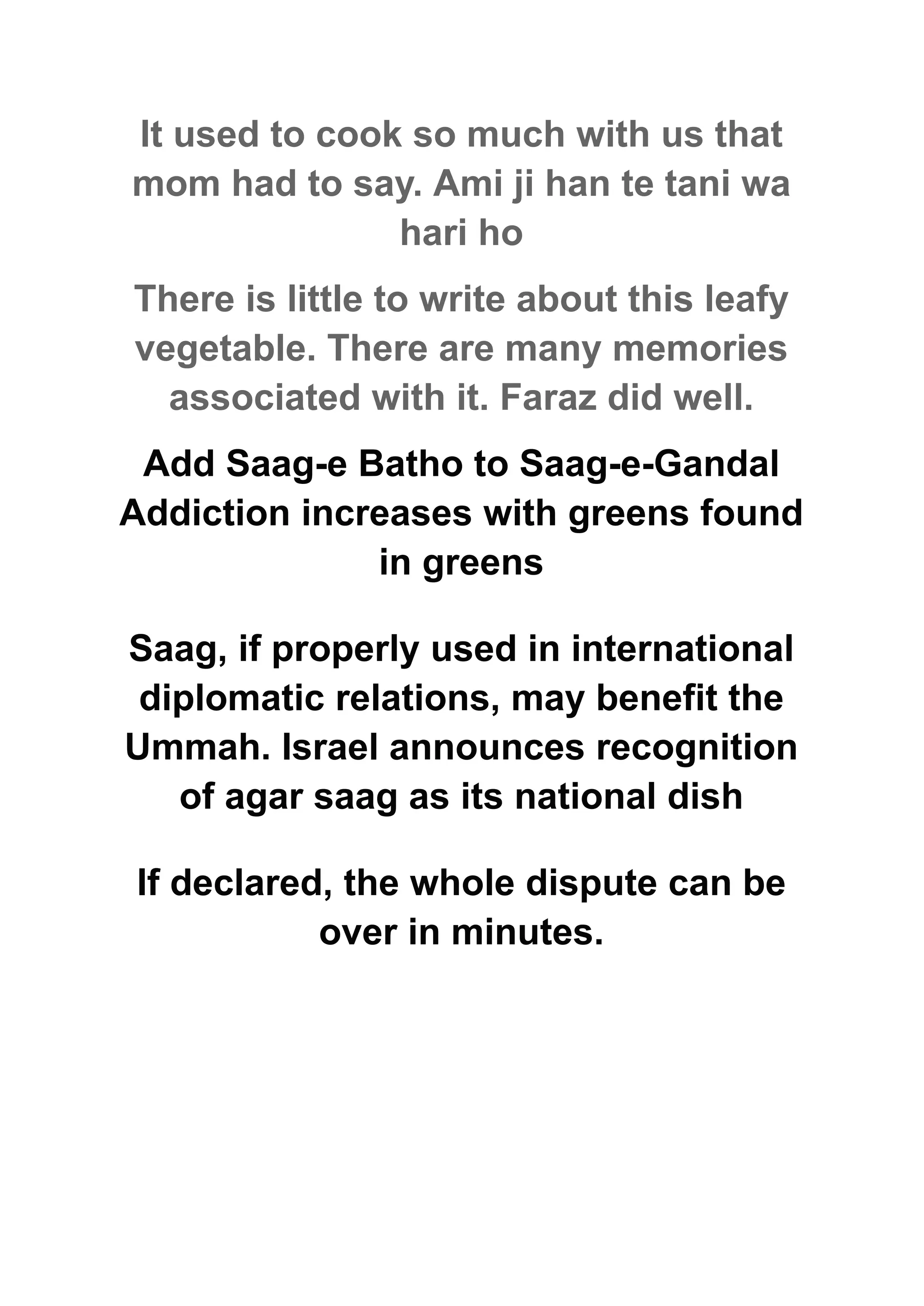 green saag jag putof panjabi pakistan.pdf | Nutrition | Healthy Living