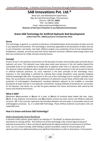 Green SAB Technology | PDF