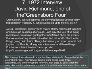 Greensboro Sit-Ins | PPTX