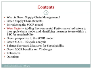 Green Supply Chain Management | PPTX