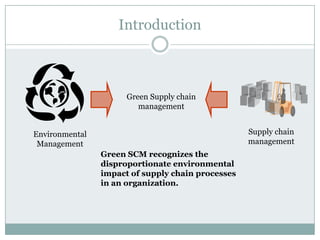 Green supply chain management | PPTX