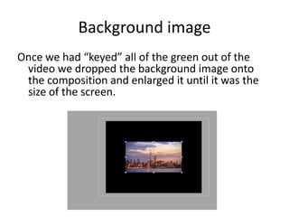 Green screen (step-by-step) | PPT