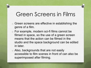 Green screen Technology | PPTX