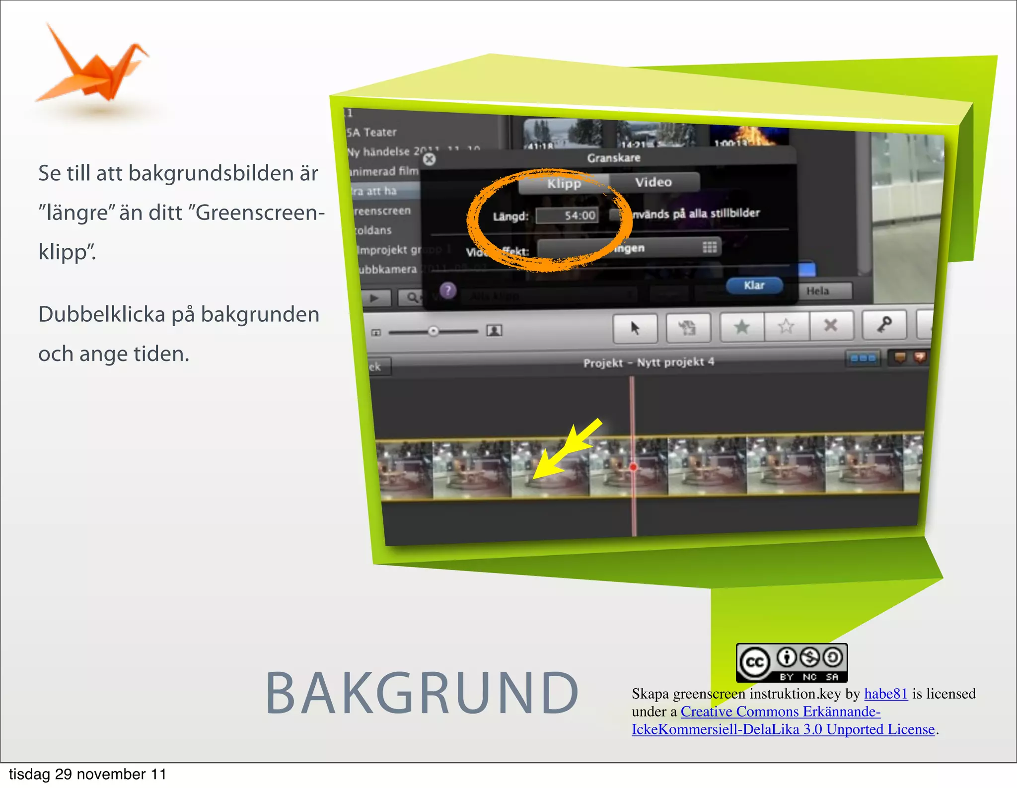 Greenscreen i movie | PPT