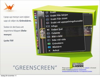 Greenscreen i movie | PPT