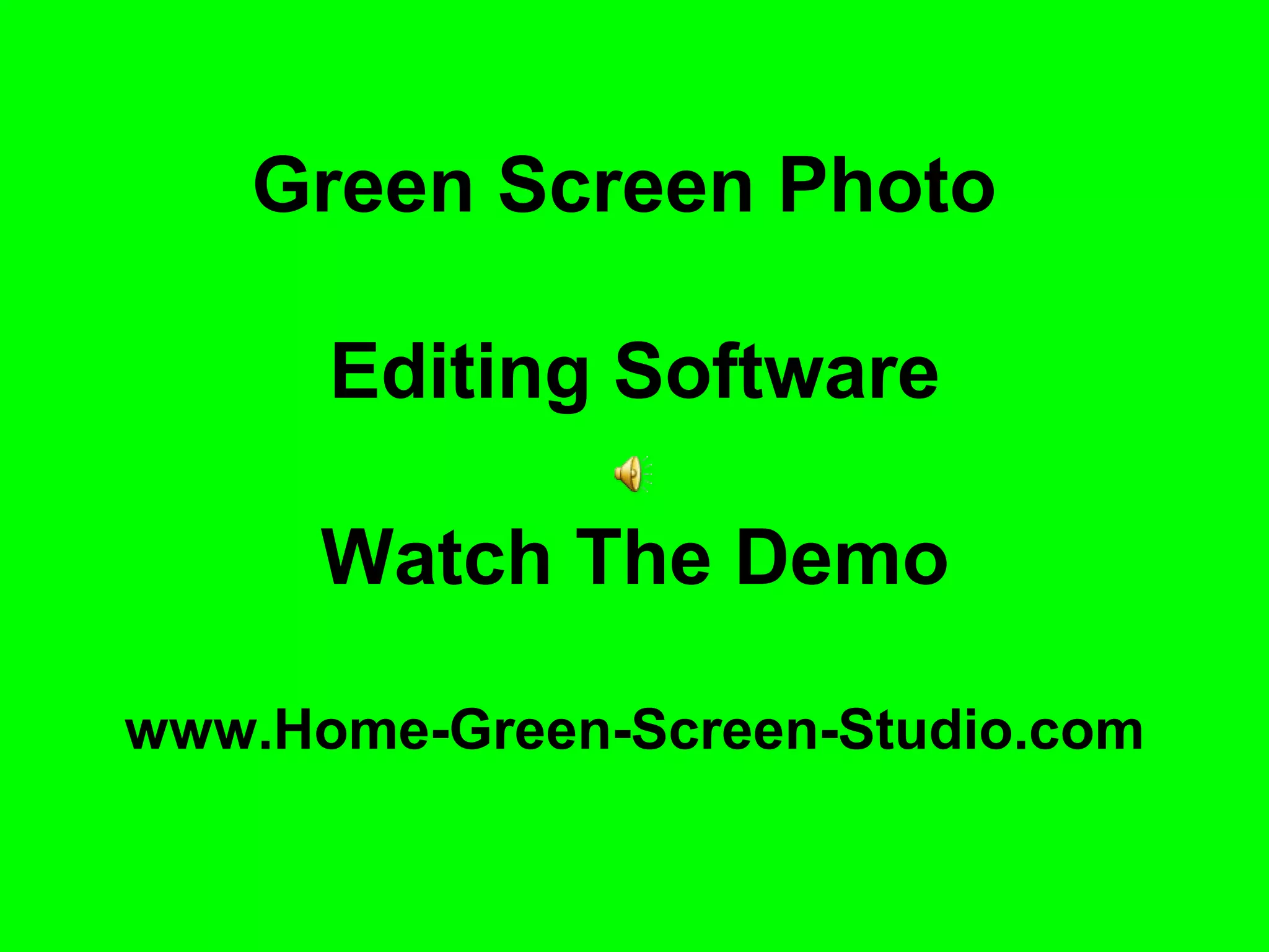 Greenscreen Software presentation | PPT