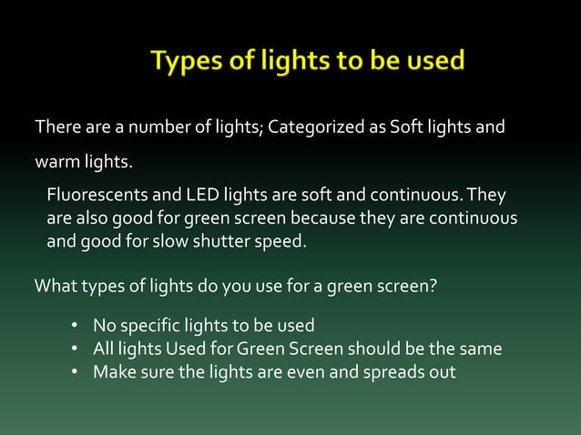 Green screen power point1 | PPT