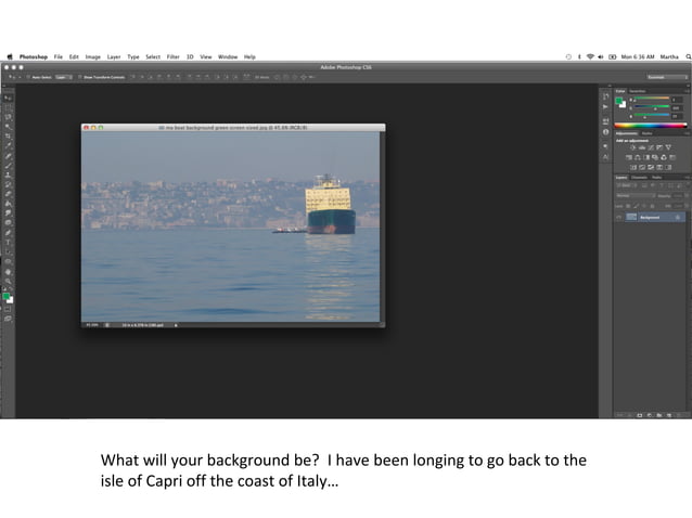 Green screen ppt and verry small sketchbook prompt | PPT