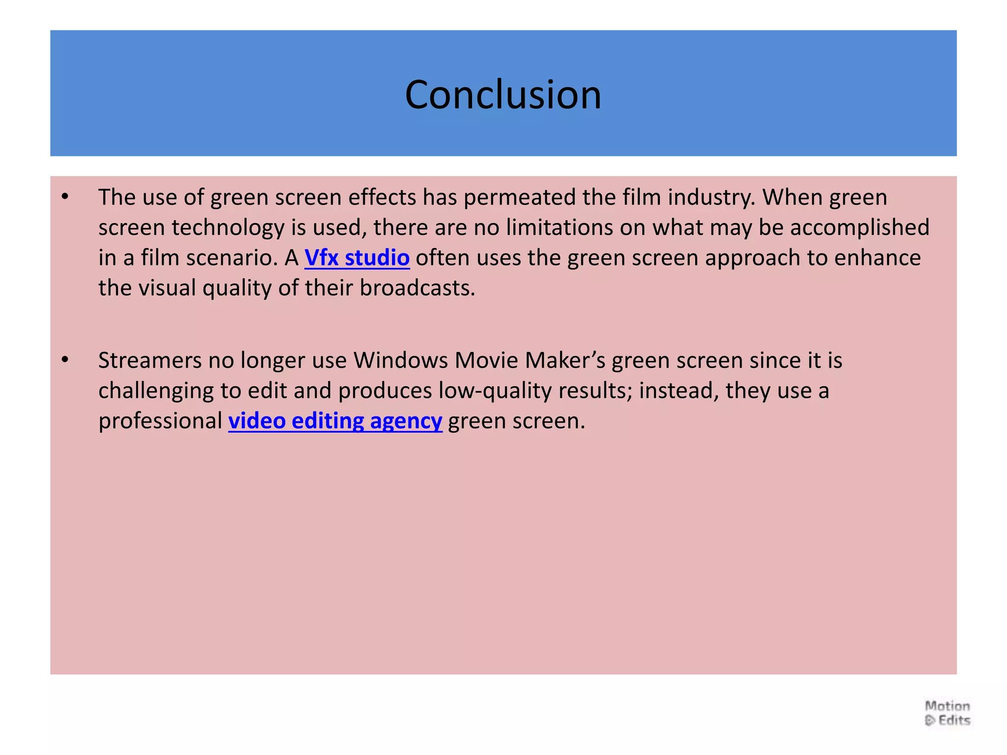 Green Screen Uses that created magic in Hollywood | PPTX