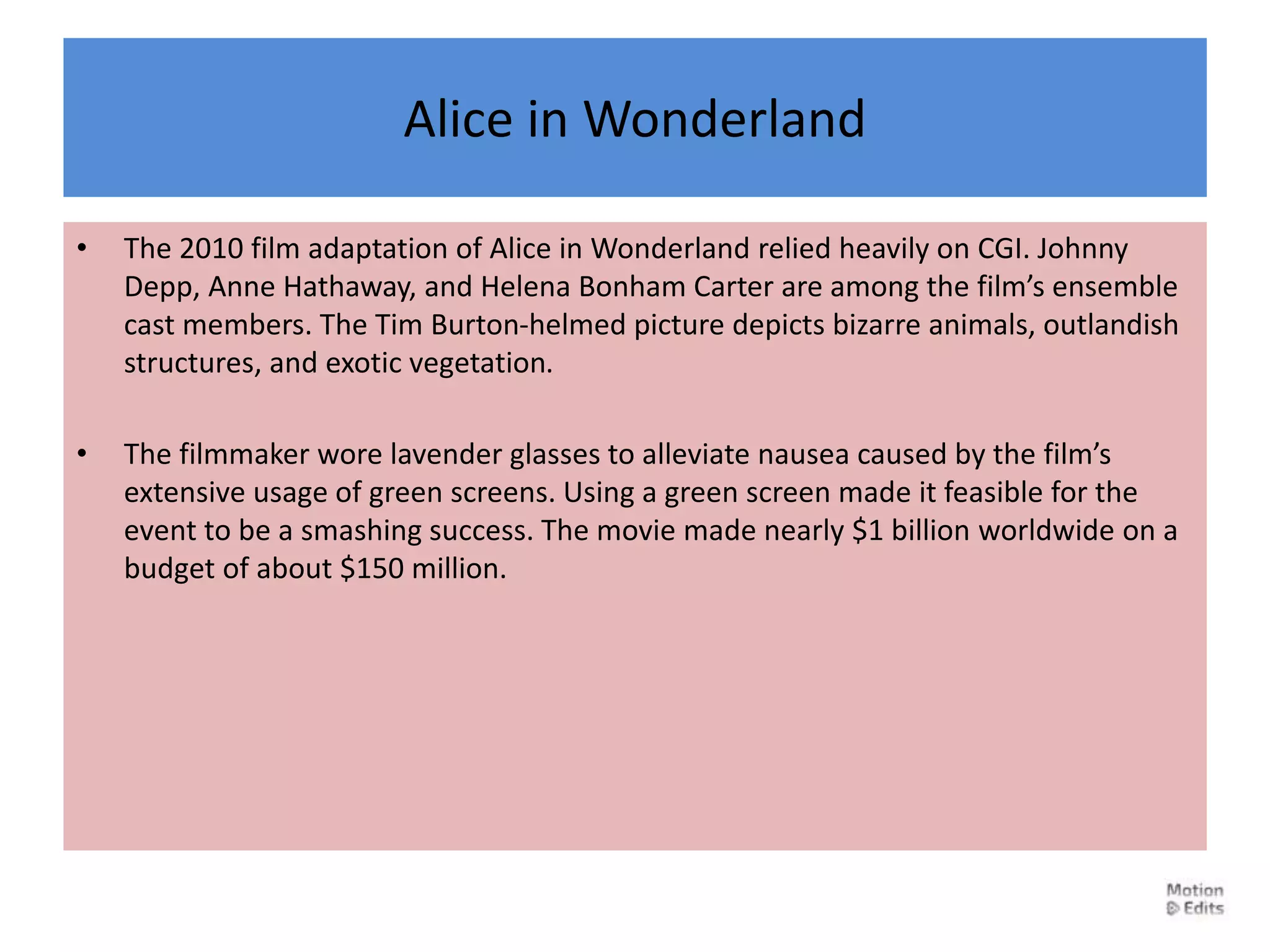 Green Screen Uses that created magic in Hollywood | PPTX